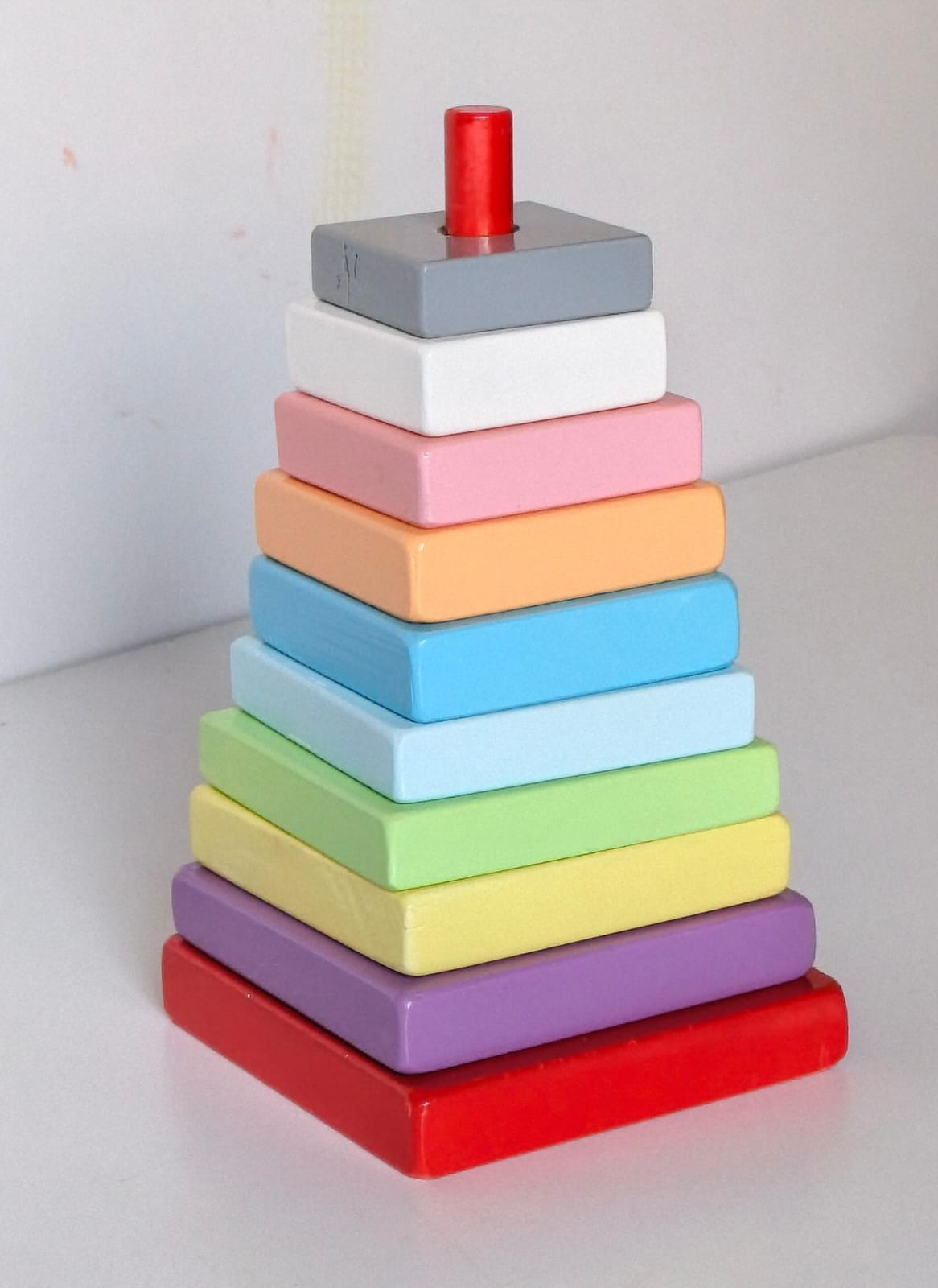 Wooden Stacking Tower – Educational Toddler Stacking Toy – Wow! Kids